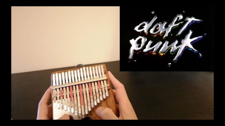Daft Punk - Veridis Quo Kalimba Tabs Letter & Number Notes Tutorial ...