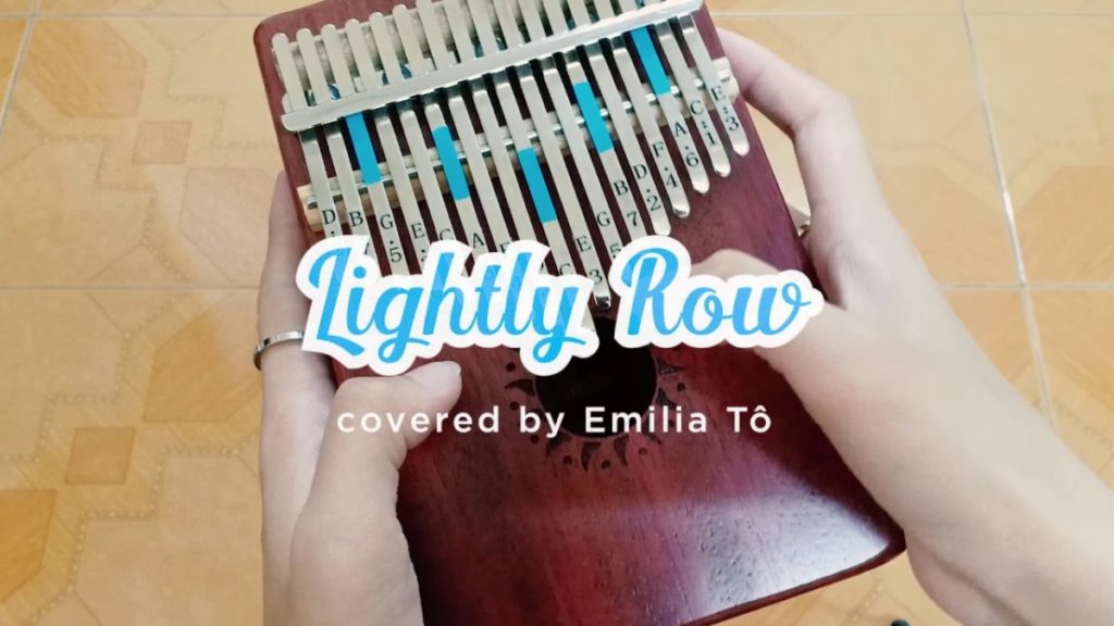 Lightly Row Kalimba Tabs Letter & Number Notes Tutorial - KalimbaTabs.net