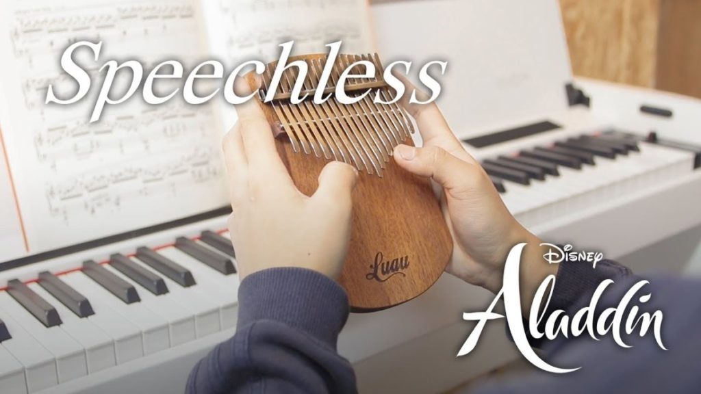 Naomi Scott - Speechless (Aladdin OST) Kalimba Tabs Letter & Number ...