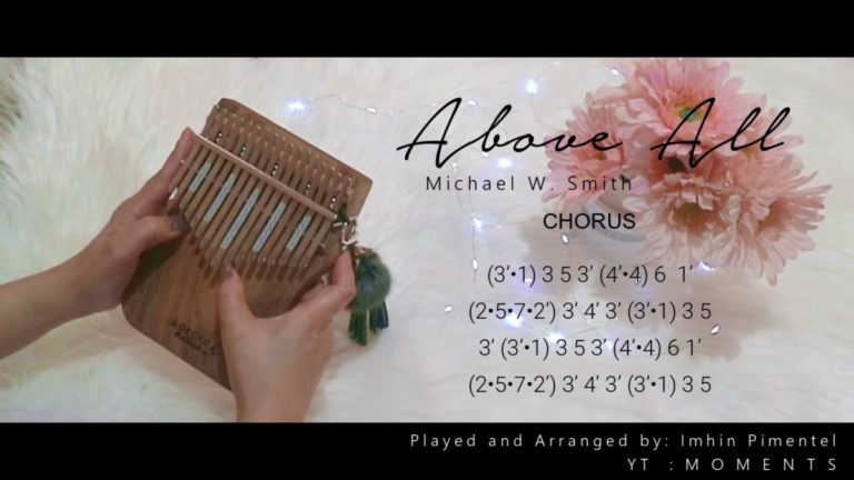 Hallelujah Kalimba Tabs Letter & Number Notes Tutorial - KalimbaTabs.net