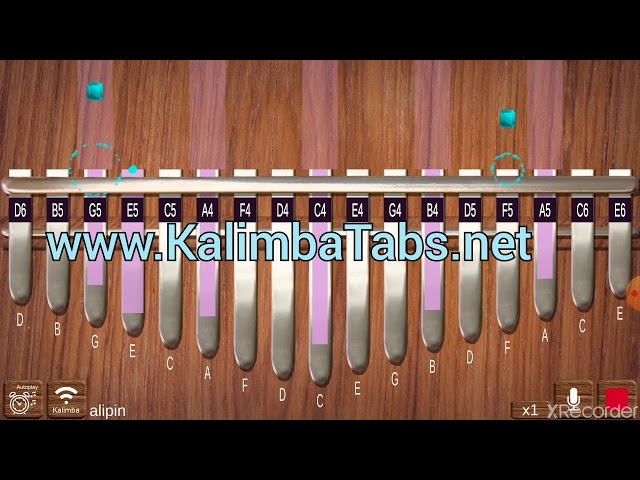 Alipin – Shamrock Kalimba Tabs Letter & Number Notes Tutorial ...
