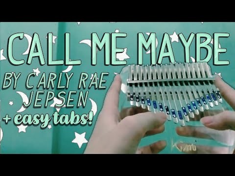 Carly Rae Jepsen - Call Me Maybe Kalimba Tabs Letter & Number Notes ...