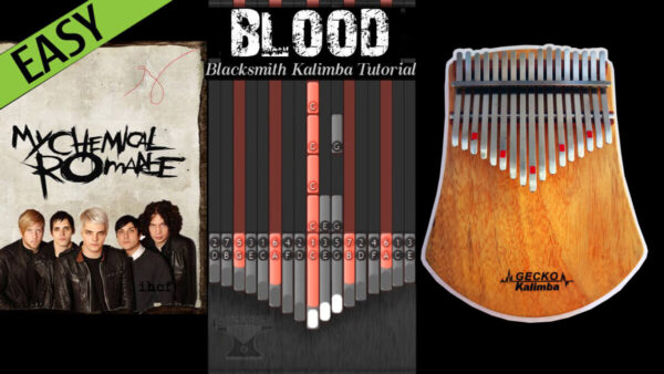 Brooklyn Blood Pop- SyKo Kalimba Tabs Letter & Number Notes Tutorial ...