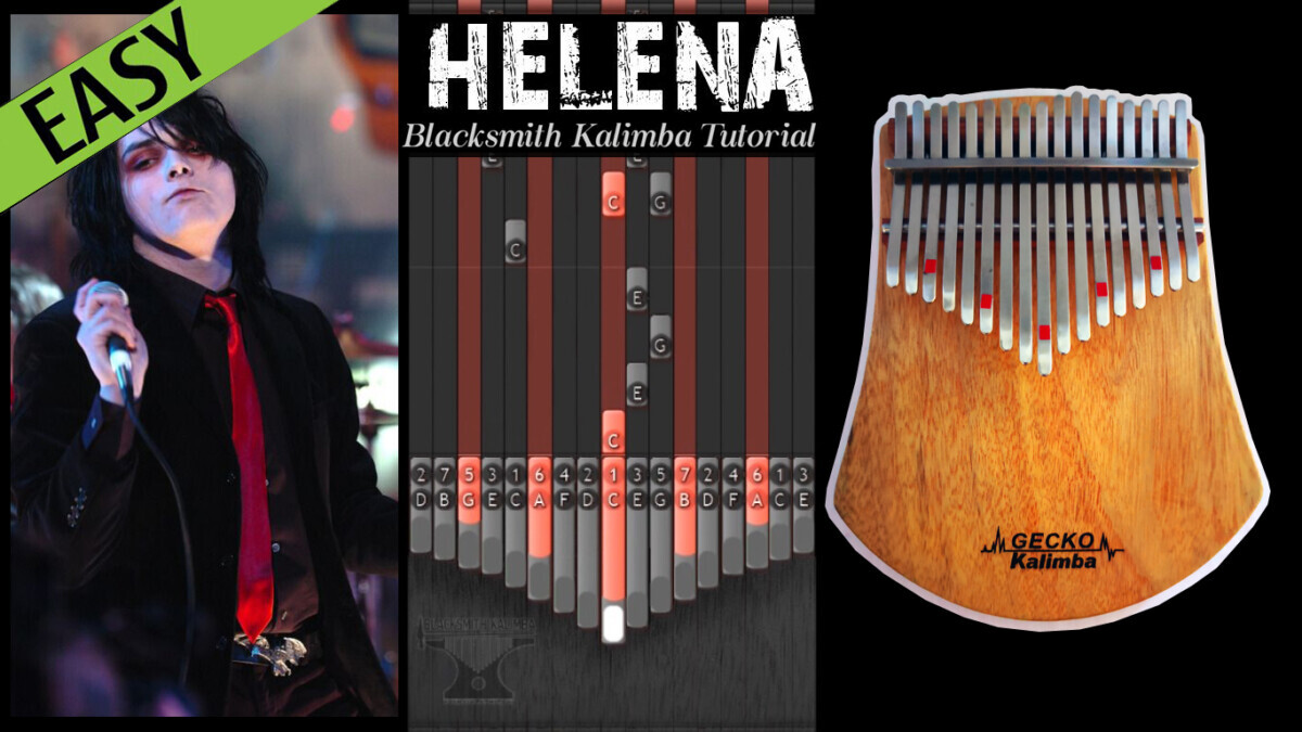 Helena Kalimba Tabs Letter & Number Notes Tutorial - KalimbaTabs.net