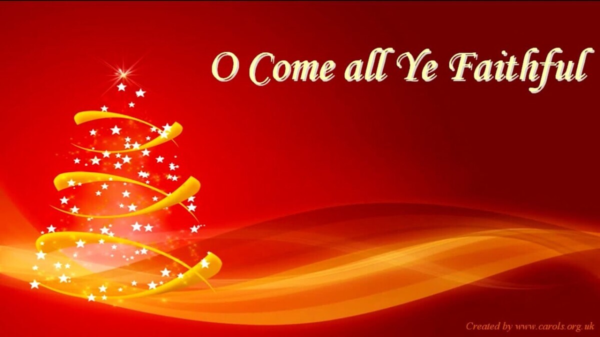 O Come, All Ye Faithful (Beginner) Kalimba Tabs Letter & Number Notes ...