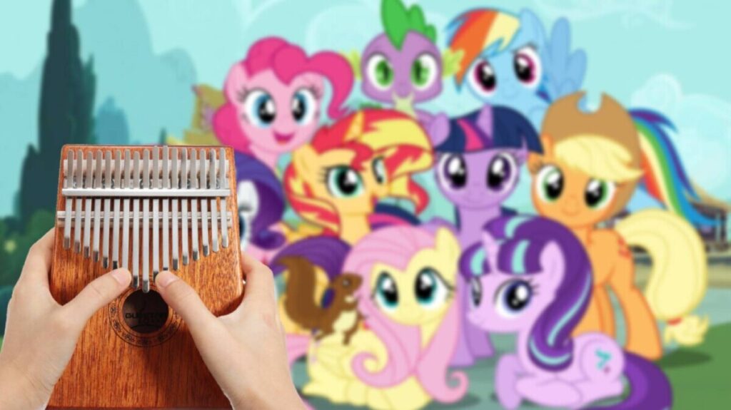 My Little Pony : Friendship Is Magic Kalimba Tabs Letter & Number Notes ...