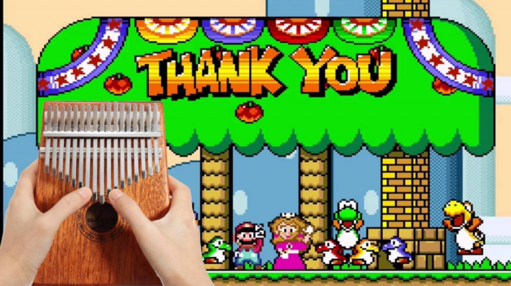 Super Mario World - Ending Theme Kalimba Tabs Letter & Number Notes ...