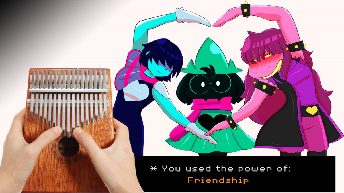 Friendship - Deltarune Kalimba Tabs Letter & Number Notes Tutorial ...