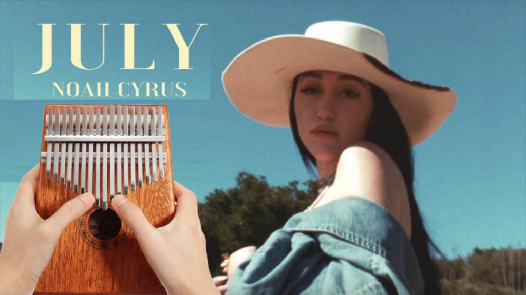 July by Noah Cyrus Kalimba Tabs Letter & Number Notes Tutorial ...