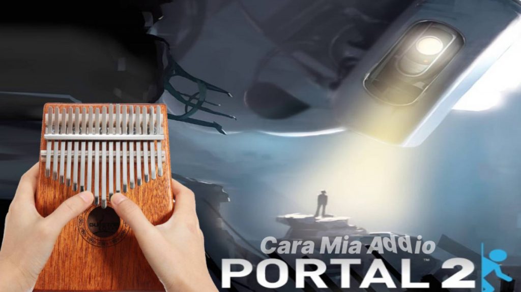 烙Cara Mia Addio - Portal 2 Kalimba Tabs Letter & Number Notes Tutorial ...