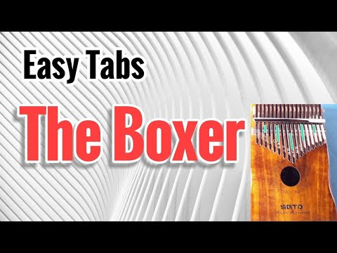 The Boxer - Simon & Garfunkel Kalimba Tabs Letter & Number Notes ...