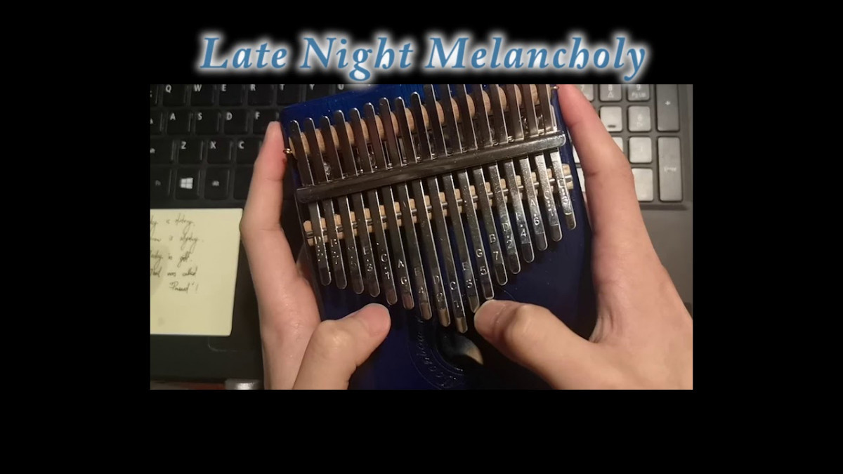 Late Night Melancholy - Rude Boy & White Cherry Kalimba Tabs Letter ...