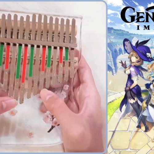 manta rays by chloe moriondo Kalimba Tabs Letter & Number Notes ...