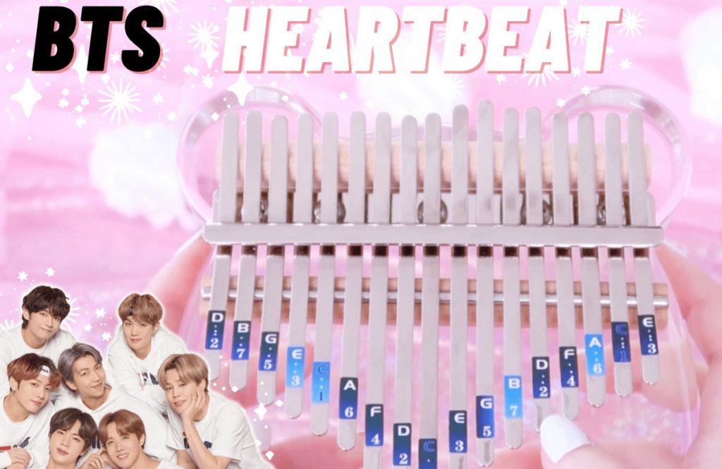 BTS - Heartbeat Kalimba Tabs Letter & Number Notes Tutorial ...