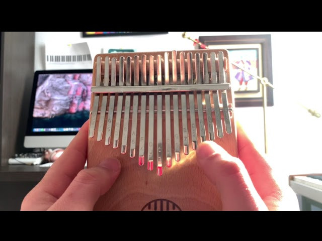 Kalinka Kalimba Cover (1% Skill 99% Editing) Kalimba Tabs Letter ...