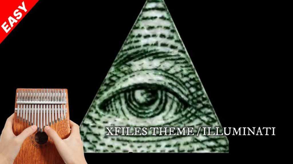 X-Files Theme / Illuminati Kalimba Tabs Letter & Number Notes Tutorial ...