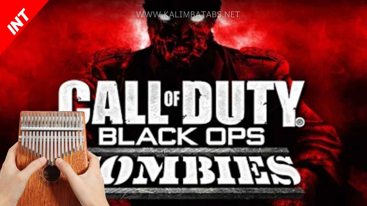 履 Damned - Call of Duty Zombies: Black Ops Theme Kalimba Tabs Letter ...