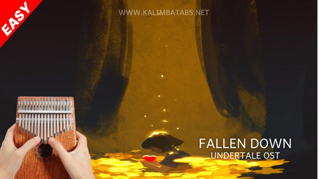 ️ Fallen Down - Undertale OST (Short) Kalimba Tabs Letter & Number ...