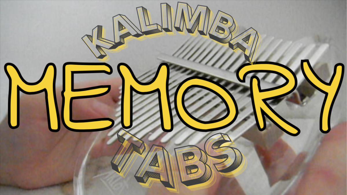 Memory Kalimba Tabs Letter & Number Notes Tutorial - KalimbaTabs.net