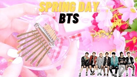 BTS - Spring Day Kalimba Tabs Letter & Number Notes Tutorial ...