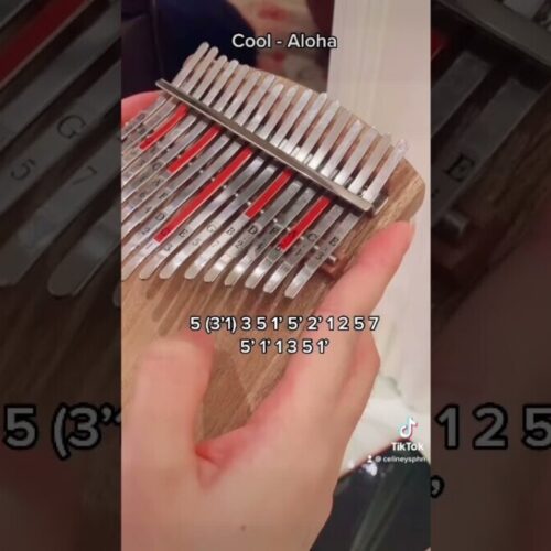 You're So Cool - Hans Zimmer Kalimba Tabs Letter & Number Notes ...