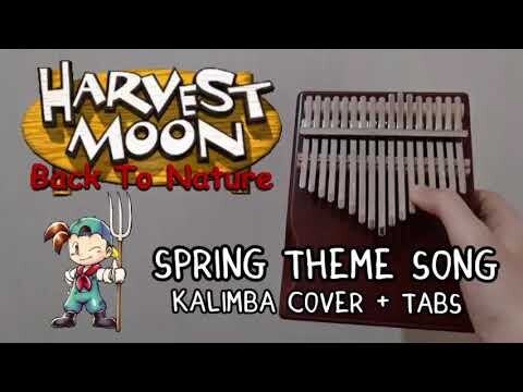 Harvest Moon Spring Theme Song - Back to Nature Kalimba Tabs Letter ...