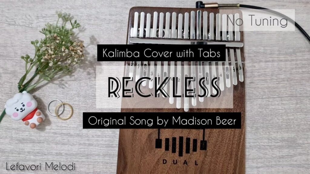 Reckless - Madison Beer Kalimba Tabs Letter & Number Notes Tutorial ...