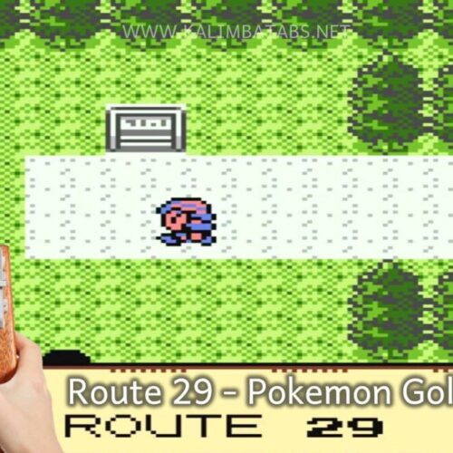 Route 113/ Pokemon Ruby and Sapphire Kalimba Tabs Letter & Number Notes ...