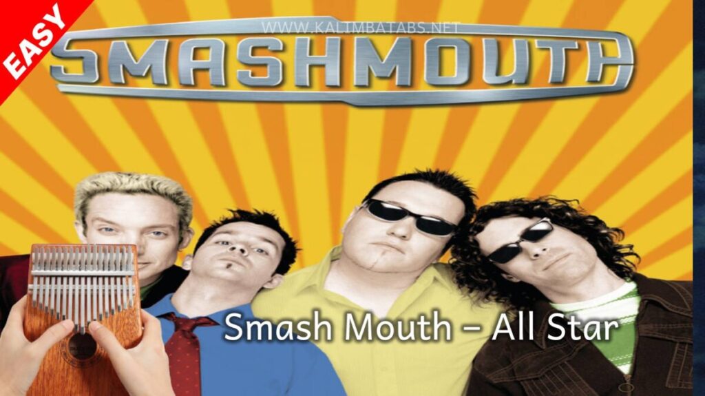 Smash Mouth – All Star Kalimba Tabs Letter & Number Notes Tutorial ...