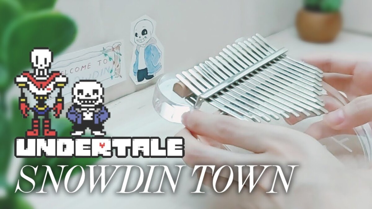 Undertale OST - Snowdin Town Kalimba Tabs Letter & Number Notes ...