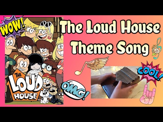 Loud House Theme Song Kalimba Tabs Letter & Number Notes Tutorial ...