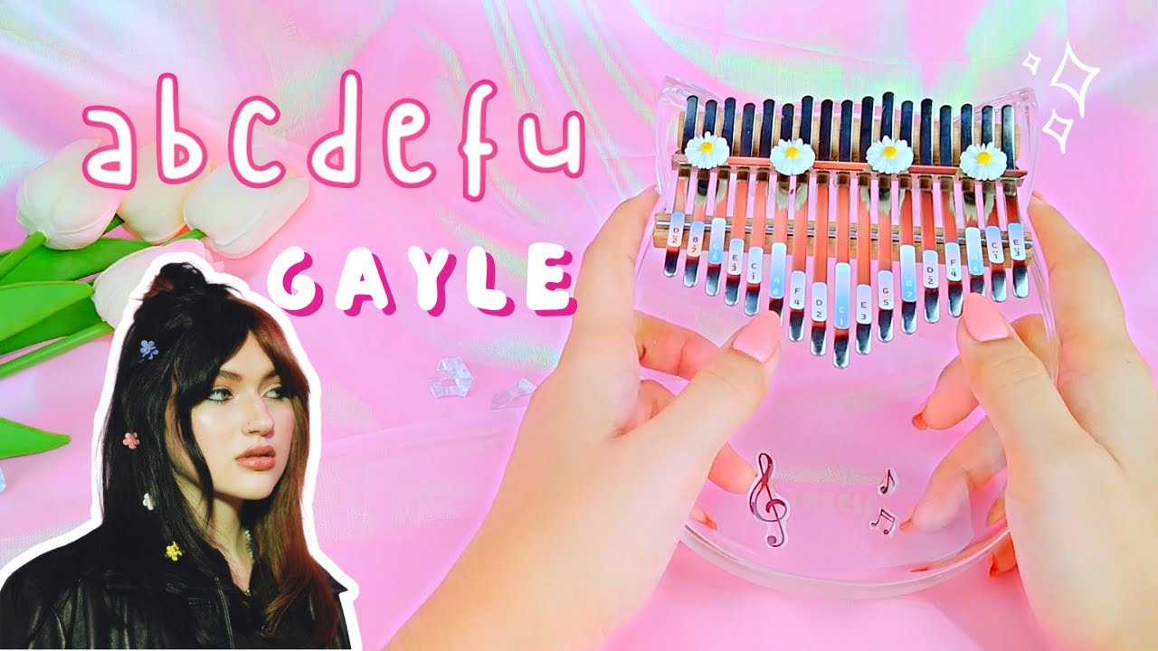 abcdefu - gayle | Easy Kalimba Tabs/Tutorial Kalimba Tabs Letter ...