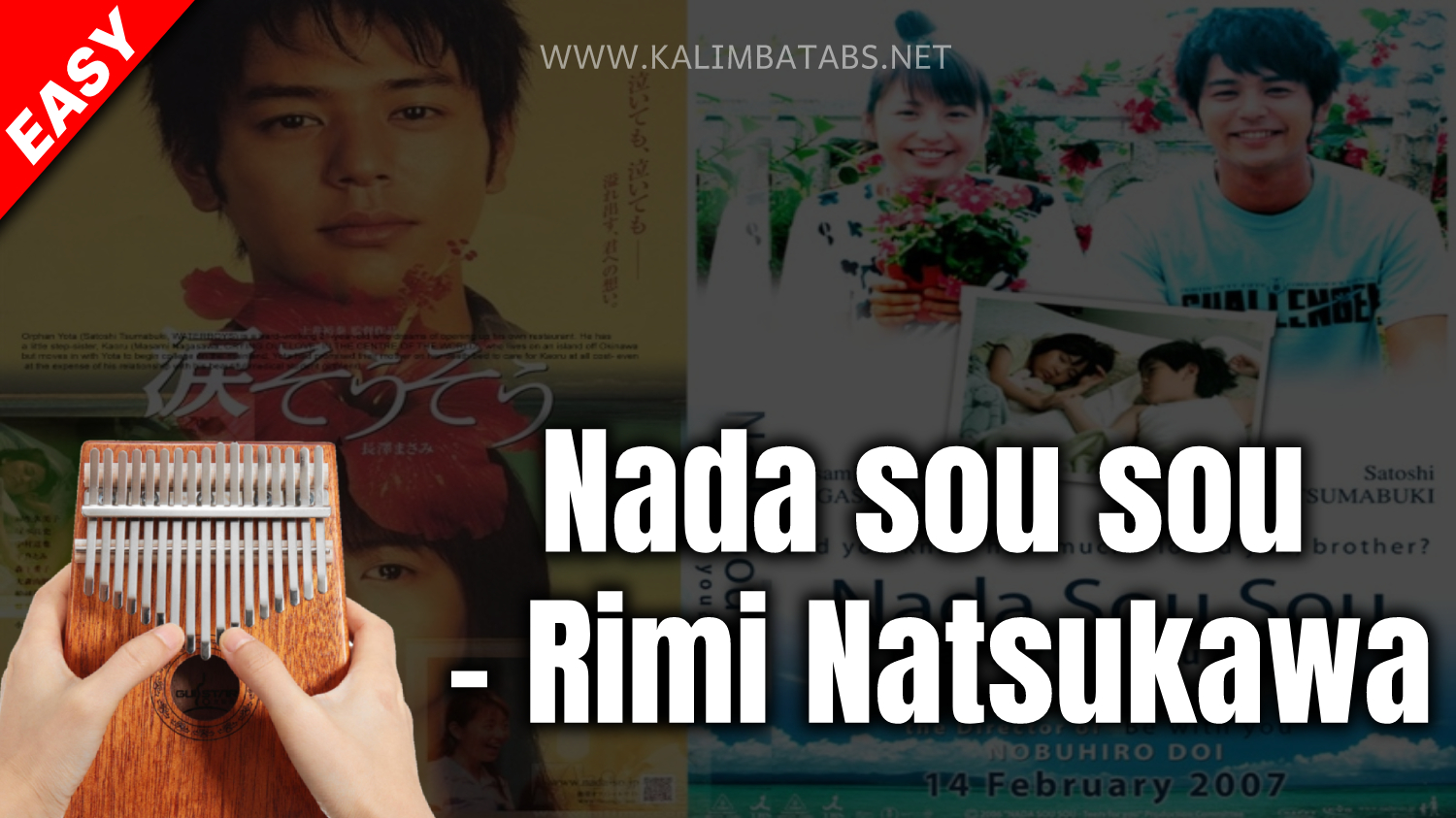 Nada sou sou - Rimi Natsukawa Kalimba Tabs Letter & Number Notes ...