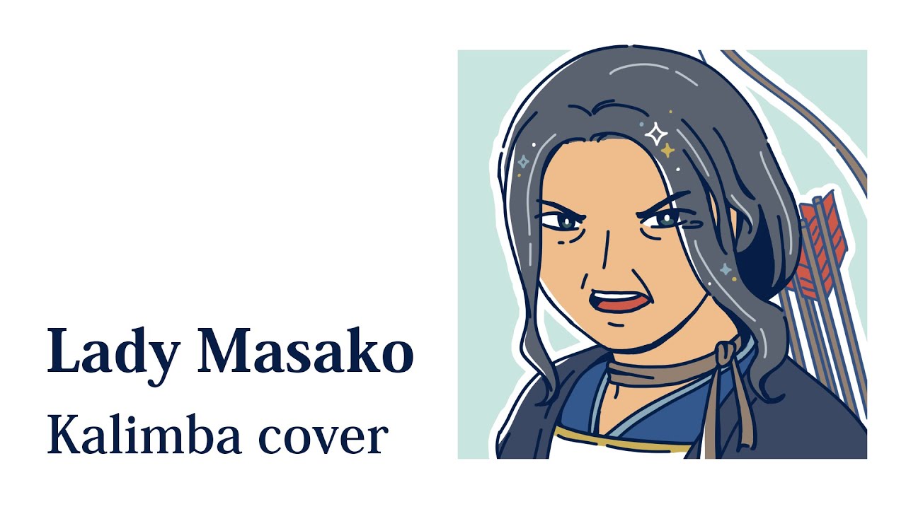 Lady Masako - Ghost of Tsushima Kalimba Tabs Letter & Number Notes ...