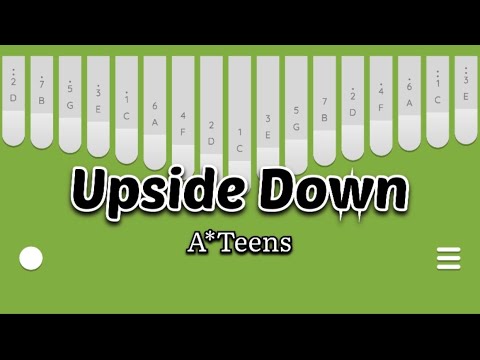 Upside Down - A*Teens Kalimba Tabs Letter & Number Notes Tutorial ...