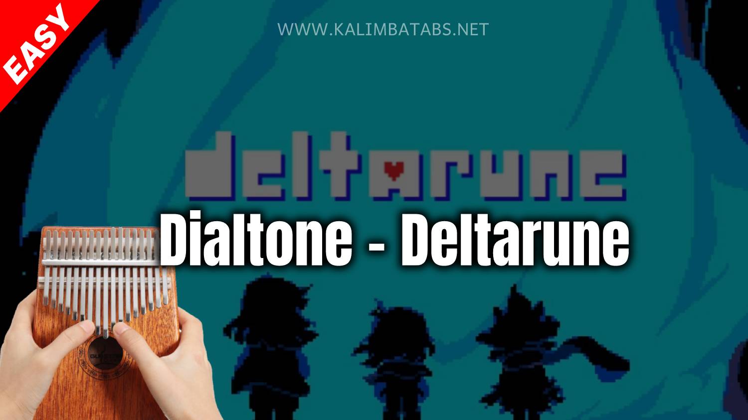☎️ Dialtone - Deltarune Chapter 2 Kalimba Tabs Letter & Number Notes ...