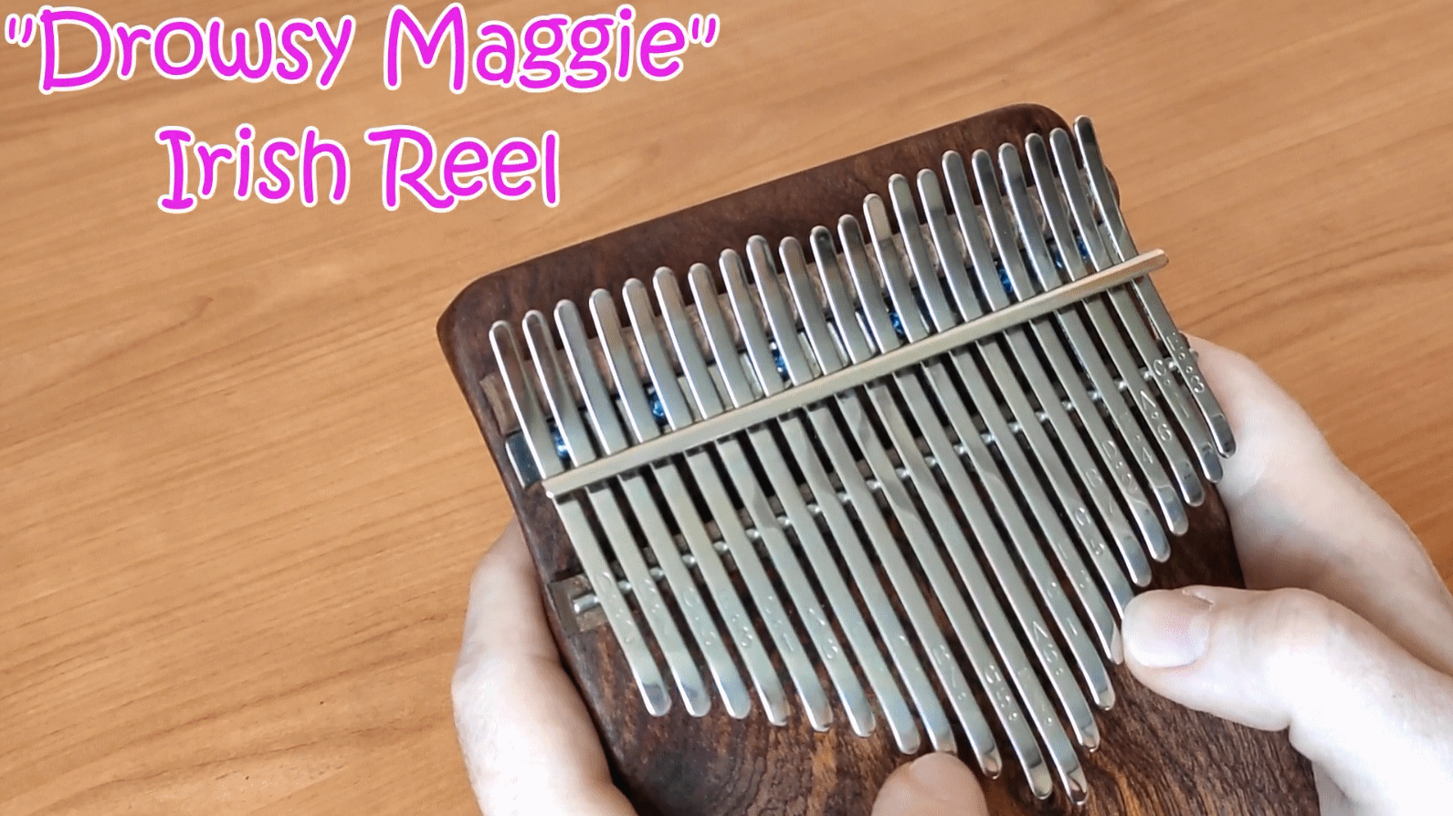 Drowsy Maggie (Irish Reel) - 21 key Kalimba cover (C-major) Kalimba ...