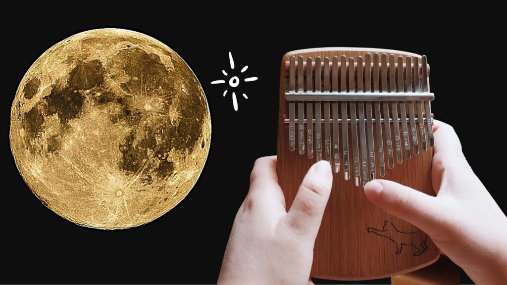 Talking To The Moon Kalimba Tabs Letter & Number Notes Tutorial ...