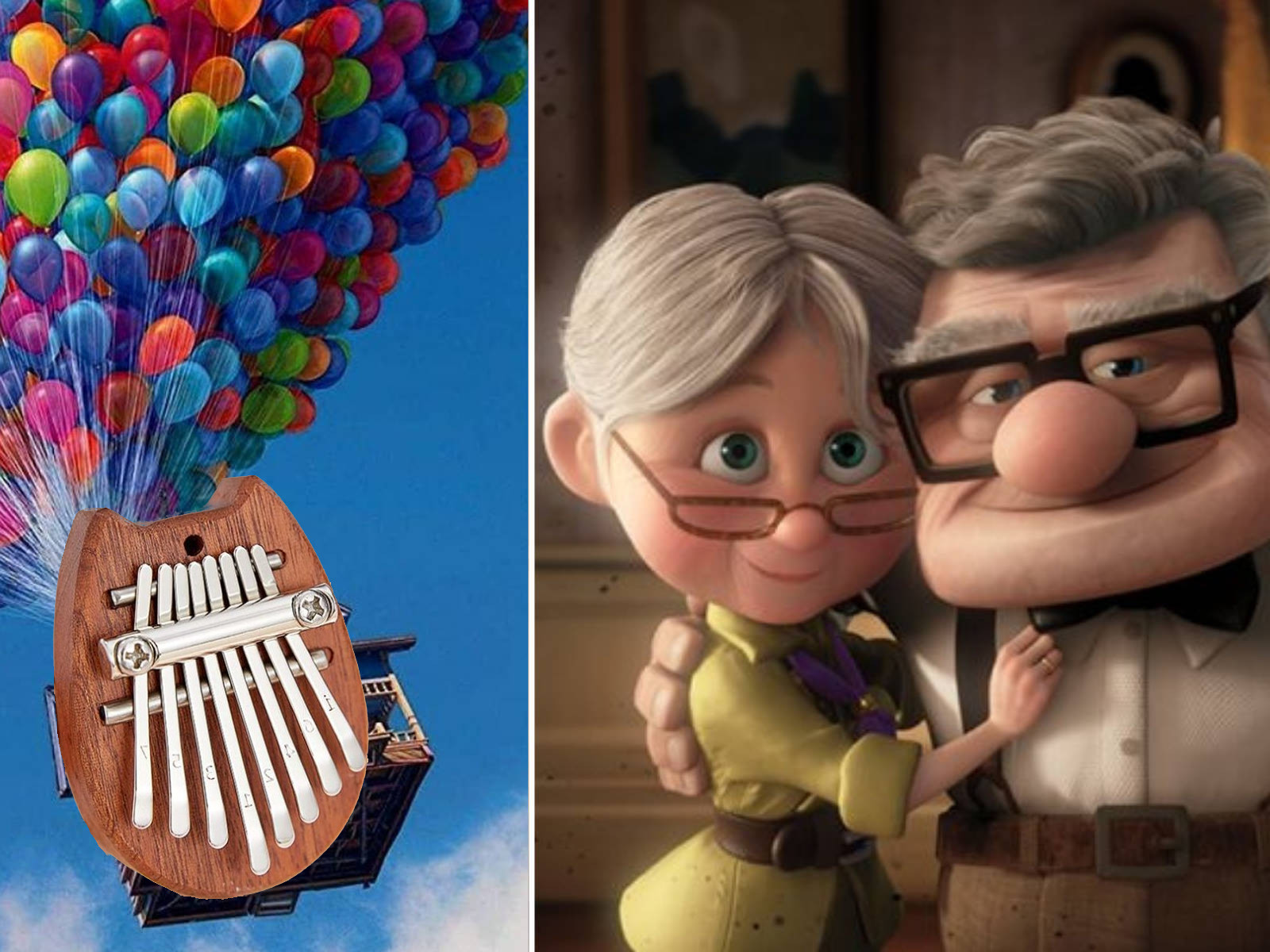 Up - Married Life - 8 key kalimba Kalimba Tabs Letter & Number Notes ...