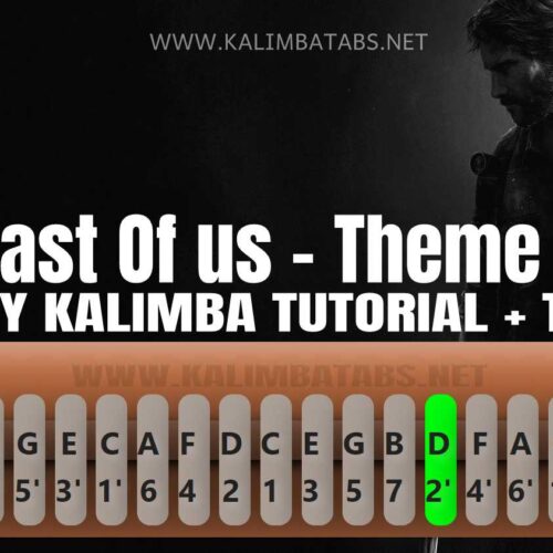 The Hearse Song Kalimba Tabs Letter & Number Notes Tutorial ...