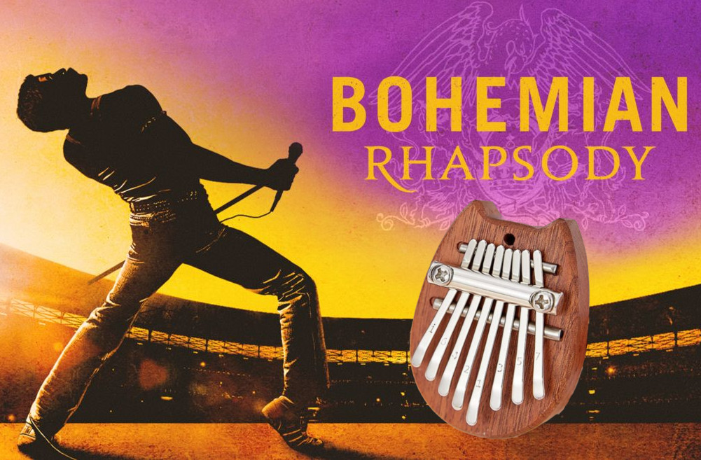 Bohemian Rhapsody - 8 key kalimba Kalimba Tabs Letter & Number Notes ...