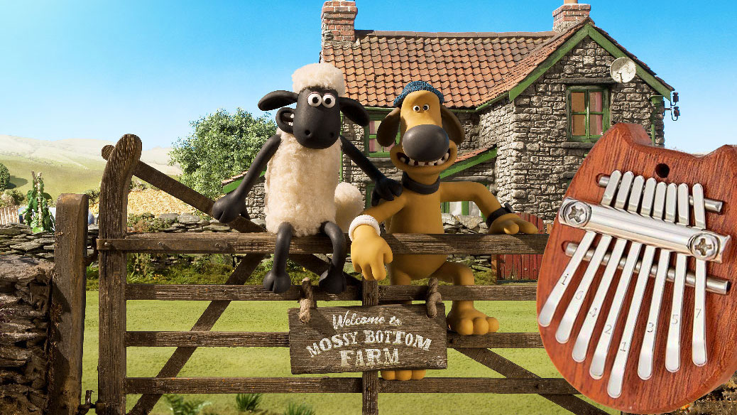 Shaun the Sheep Theme Song - 8 key kalimba Kalimba Tabs Letter & Number ...