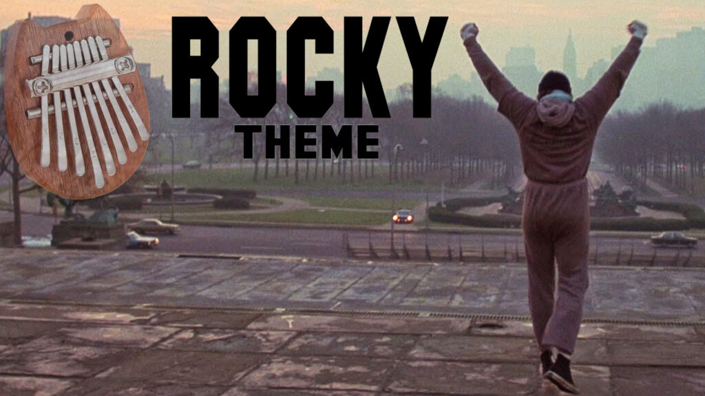 Rocky Theme - Gonna Fly Now - 8 key kalimba Kalimba Tabs Letter ...