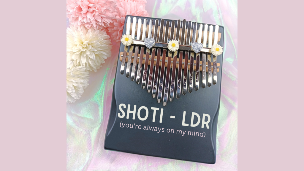 LDR - Shoti (kalimba tabs) Kalimba Tabs Letter & Number Notes Tutorial ...