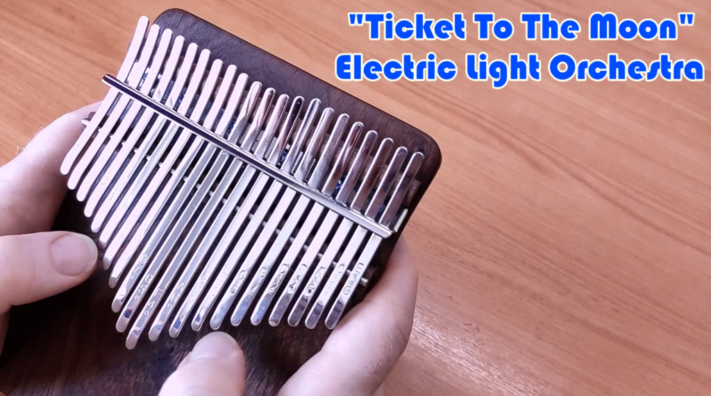 Ticket to the Moon (Electric Light Orchestra) – 21 key Kalimba cover (F ...