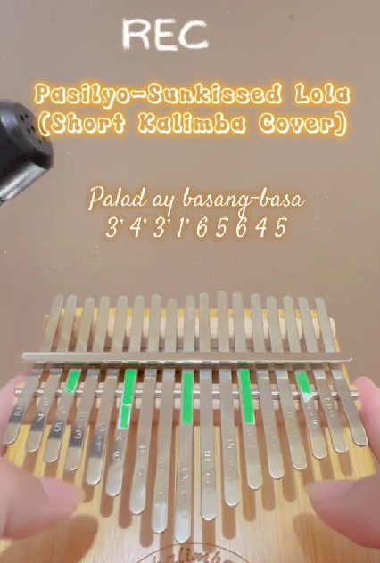 Pasilyo Kalimba Tabs Letter & Number Notes Tutorial - KalimbaTabs.net