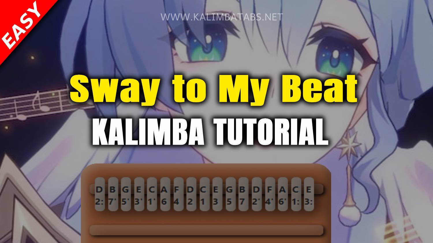 Robin Trailer - Sway to My Beat - Honkai: Star Rail Kalimba Tabs Letter ...