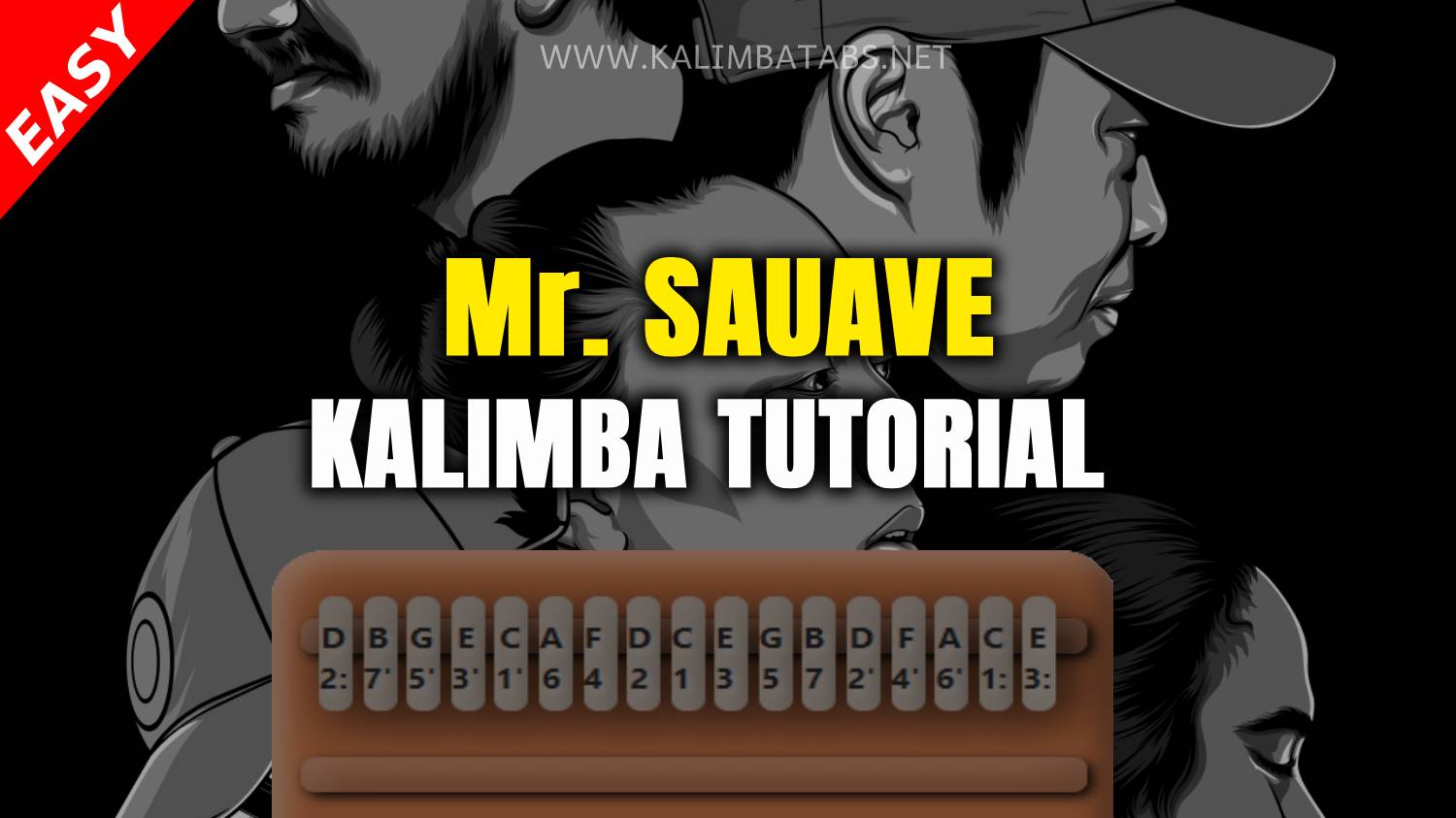 Mr. Suave - Parokya Ni Edgar Kalimba Tabs Letter & Number Notes ...
