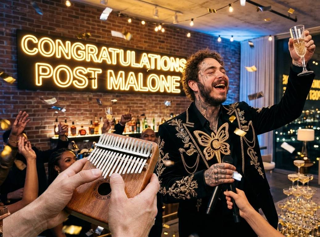 Congratulations - Post Malone Kalimba Tabs Letter & Number Notes ...